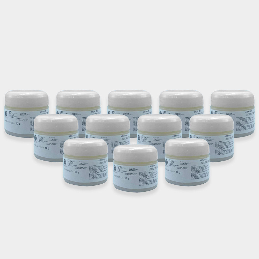 Vaselina Sólida Chiclosa 60g Paquete 12 piezas (Petrolato) – Droguería ...